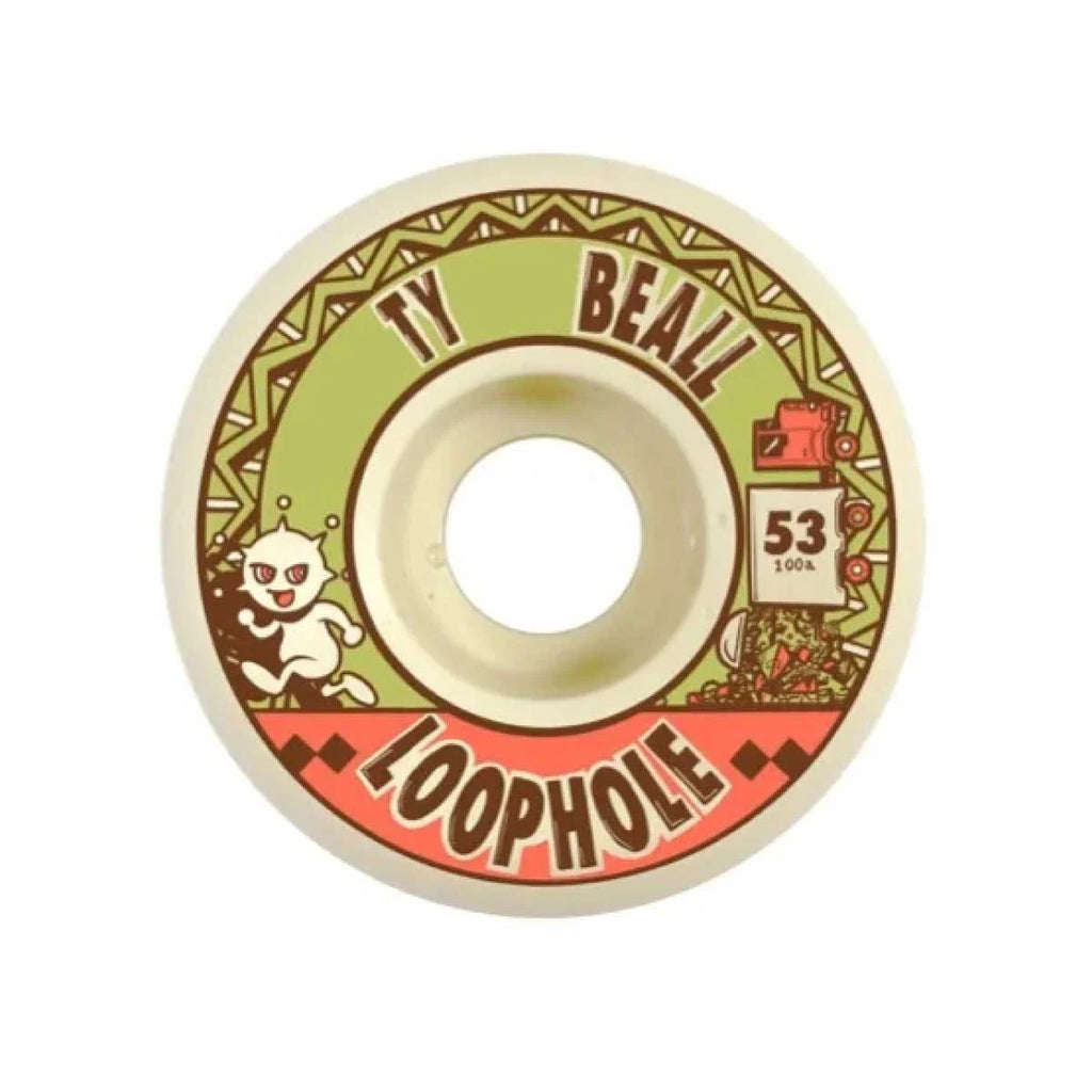 LOOPHOLE WHEELS - MT SHAPE 100a 53mm "TY BEALL SEWER CAP" – Lacquer