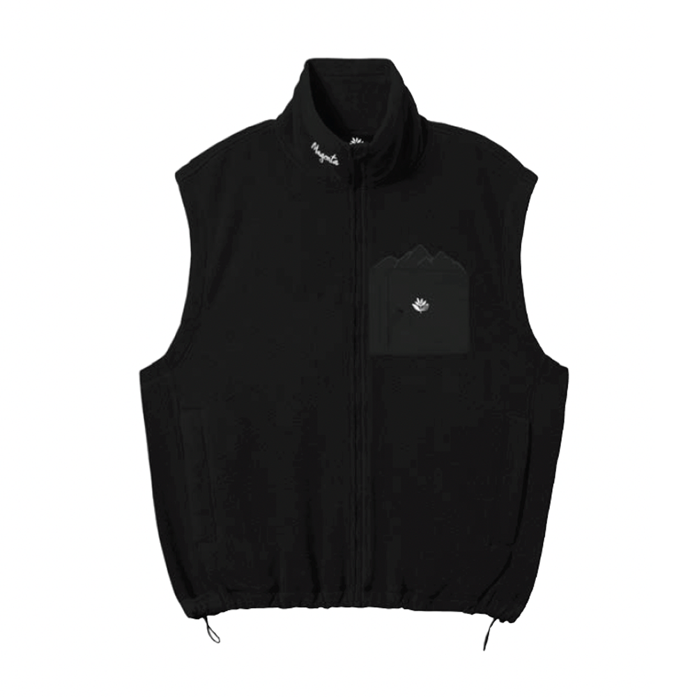 MAGENTA SKATEBOARDS - MTN FLEECE VEST "BLACK" – Lacquer