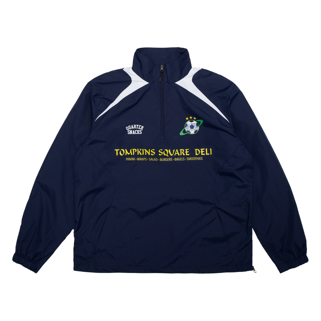 QUARTERSNACKS - Deli Squad Track Jacket "Navy/White" – Lacquer