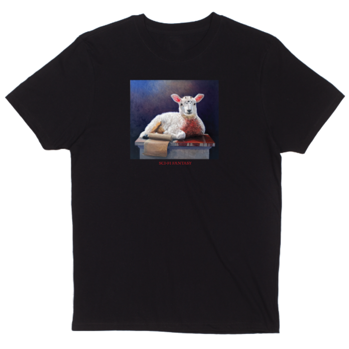 SCI-FI FANTASY - LAMB TEE "BLACK" – Lacquer