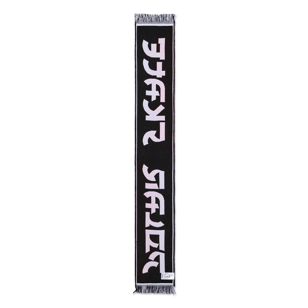 POLAR - Football Scarf | Squares "Orange Grey" – Lacquer